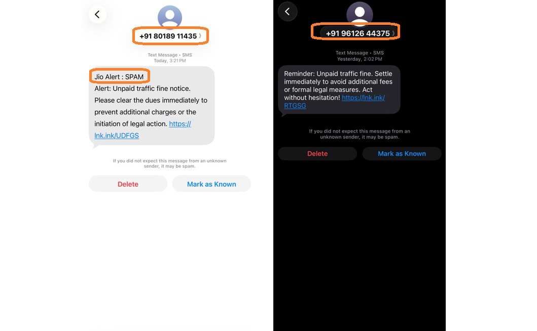 Cyber Alert: Beware of traffic fine messages on phone from fake ...