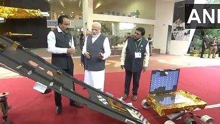 PM Modi meets ISRO chief, congratulates him for Chandrayaan-3 success