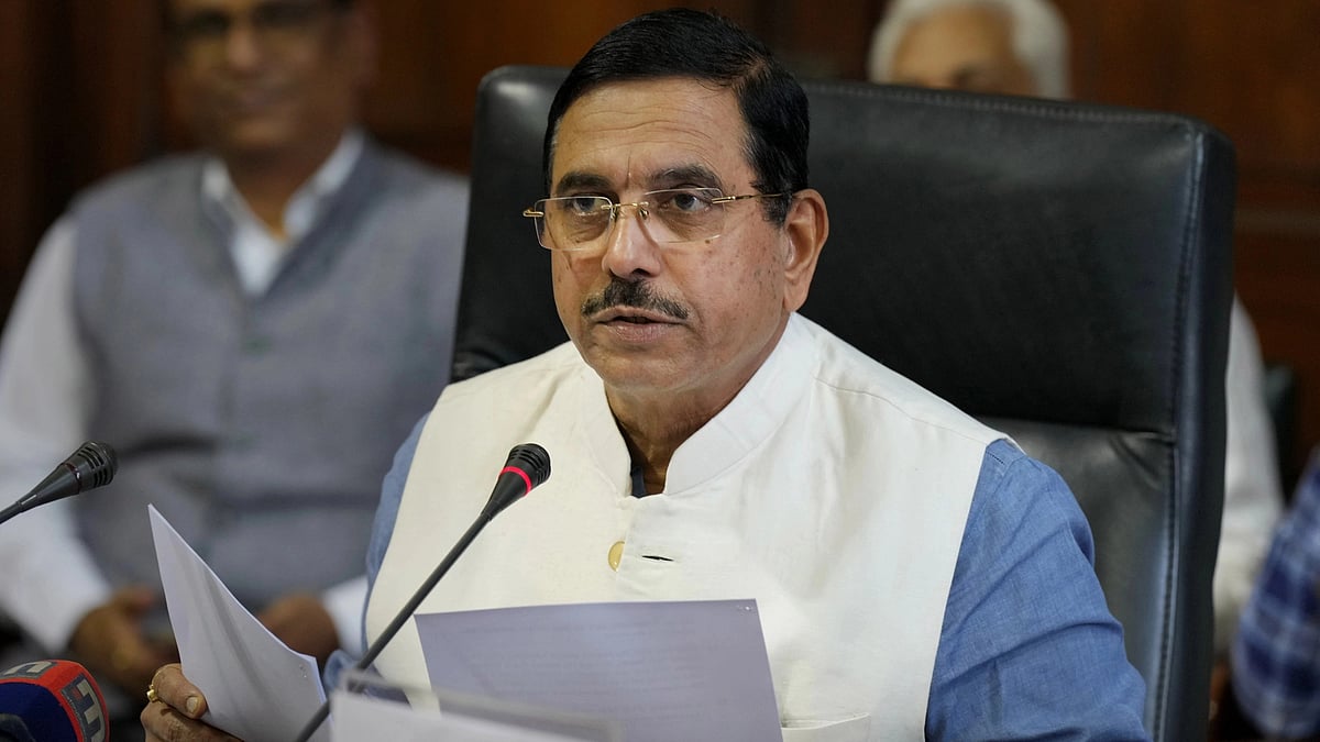 You are trying to politicise Parliament functioning: Pralhad Joshi's ...