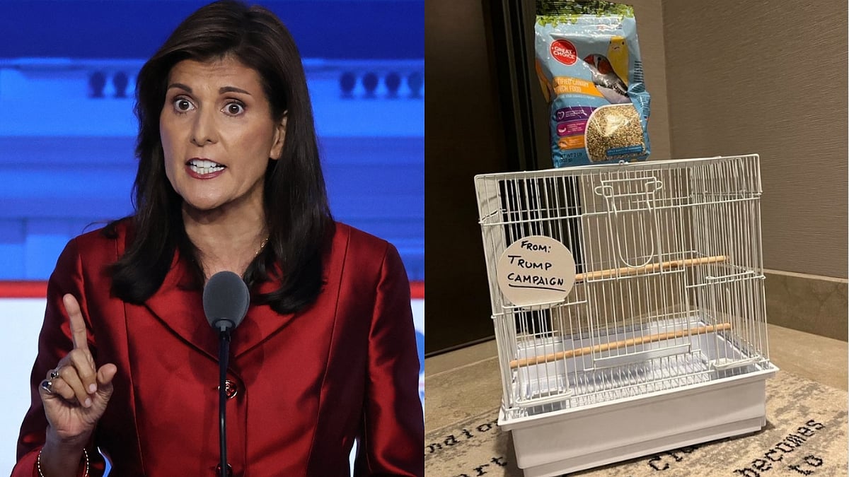 Nikki Haley claims Trump campaign sent her birdcage, former prez says ...