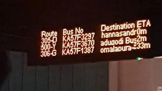 BMTC installs automated digital boards in 500 bus shelters