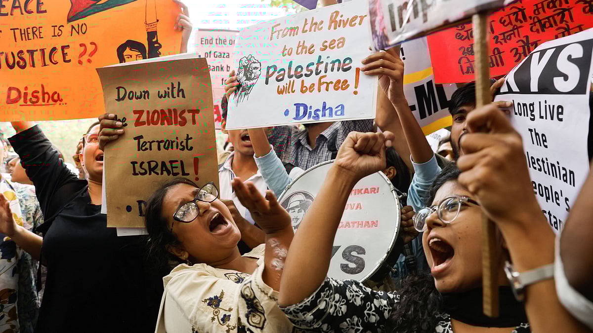 People detained from Jantar Mantar for denouncing Israel over Gaza action