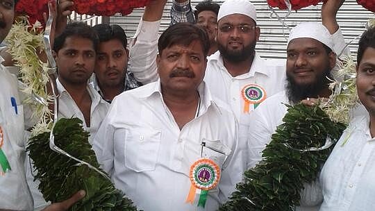 Former Congress MLA Sheikh Rasheed Sheikh Shafi from Malegaon Central ...