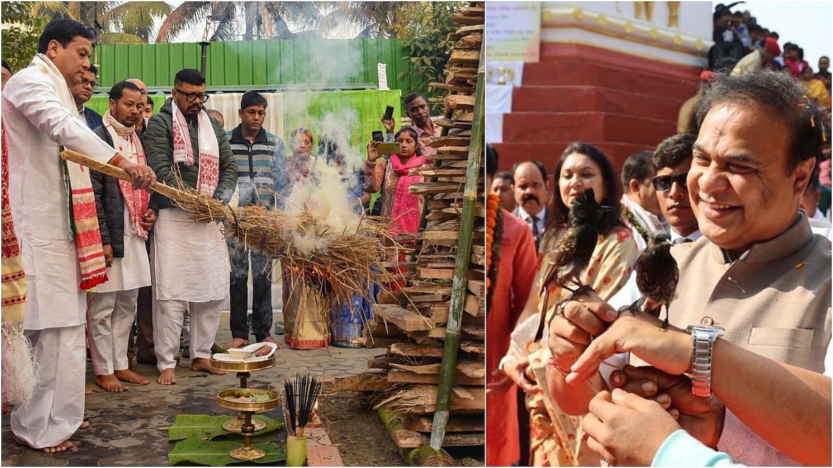 Assam celebrates Magh Bihu with fanfare; Bulbul bird fight returns ...