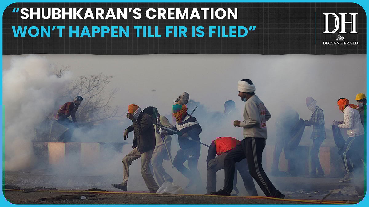Farmer leaders say that Shubhkaran Singh's cremation won't happen till ...