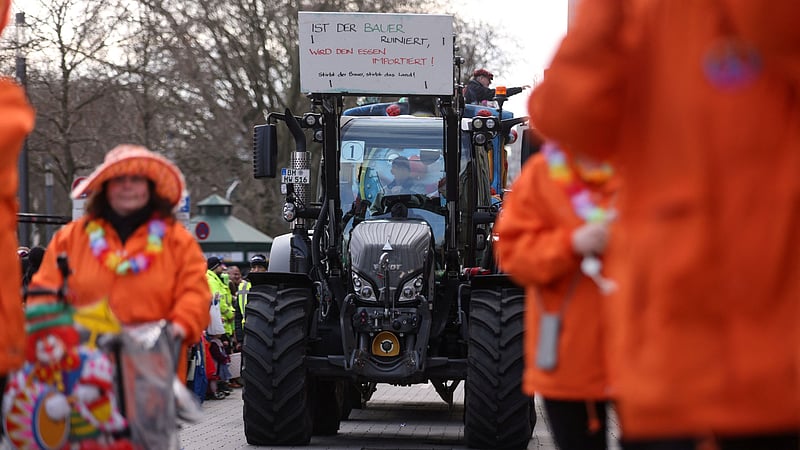 Which countries have seen farmers' protests in recent times?