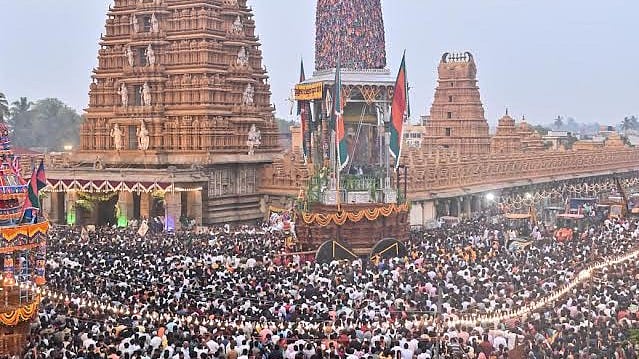 Mysuru: Panchamaha Rathotsava attracts thousands of devotees at Nanjangud
