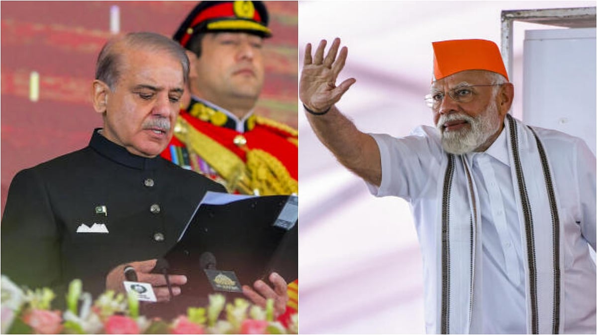 In brief congratulatory message to new Pakistan PM Shehbaz Sharif, PM ...