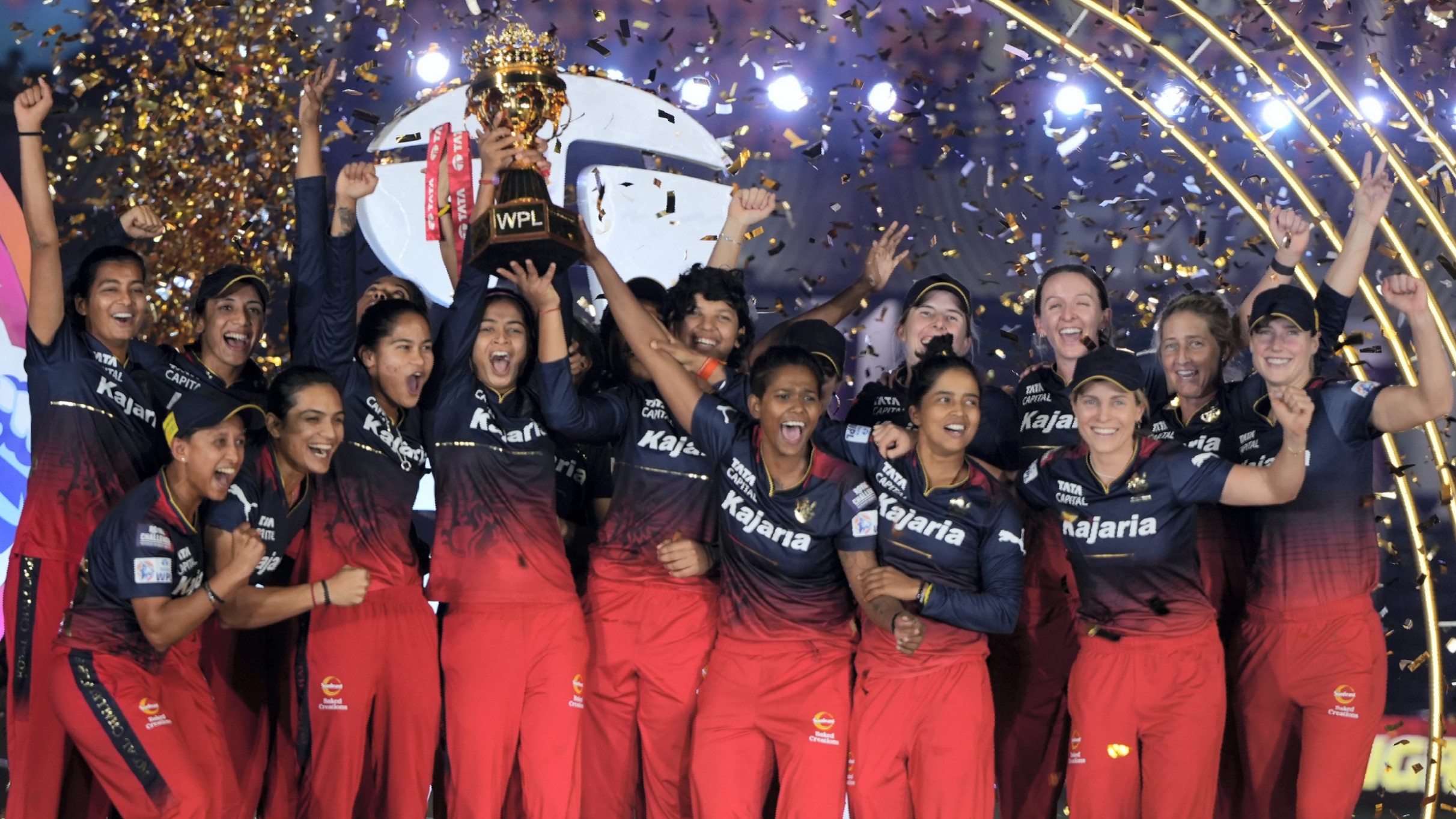 In Pics| RCB women pip DC to win maiden WPL 2024 title