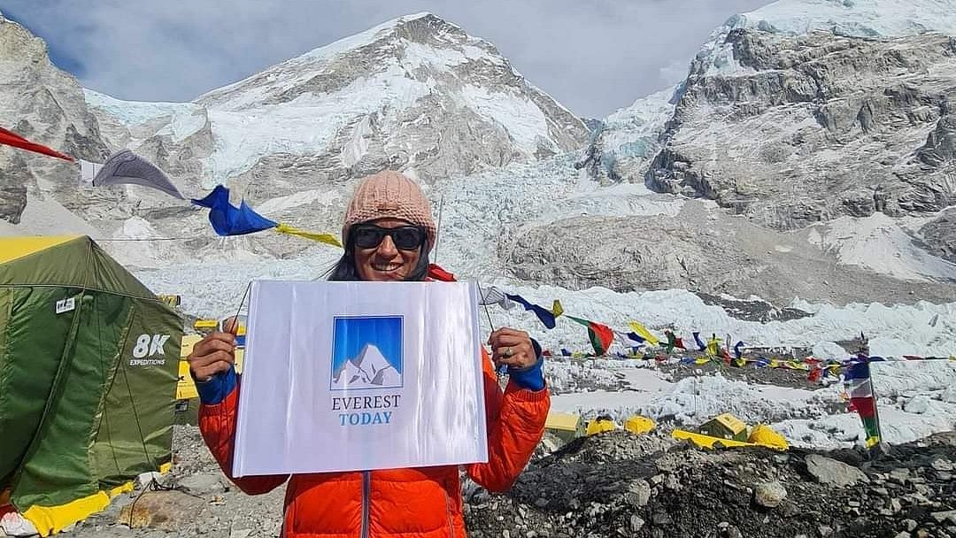 Nepal's Purnima Shrestha sets record by climbing Mount Everest 3 times ...