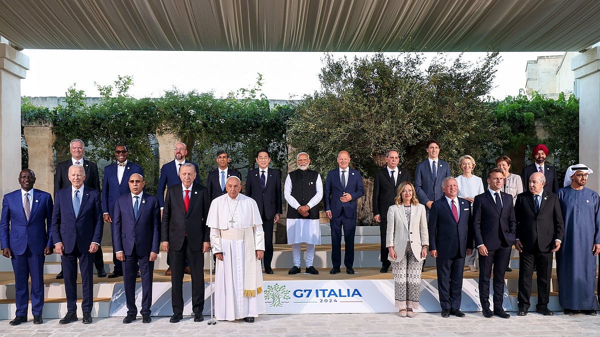 In Pics| PM Modi meets world leaders at the G7 Summit