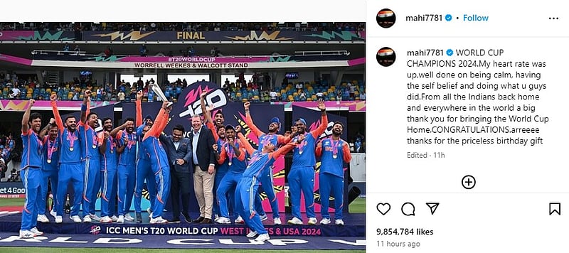 In Pics | How legends hailed India’s triumph at T20 World Cup final