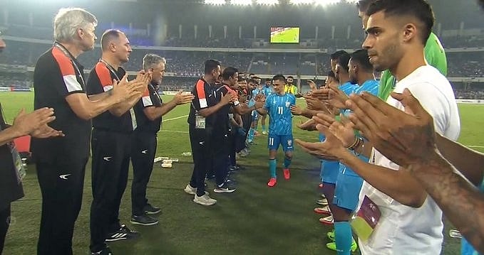 In Pics | A thank and a goodbye: Sunil Chhetri dons the India colours ...