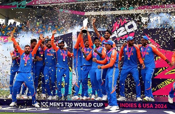In Pics | Team India revels in T20 World Cup glory after nail-biting final