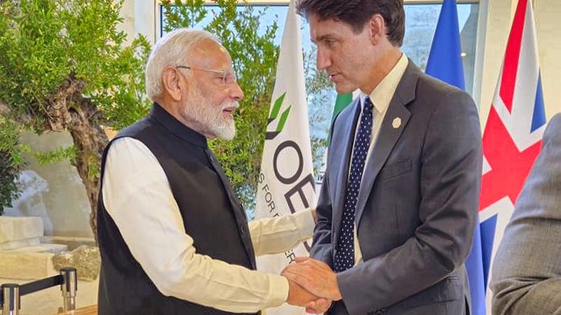 In Pics| PM Modi meets world leaders at the G7 Summit
