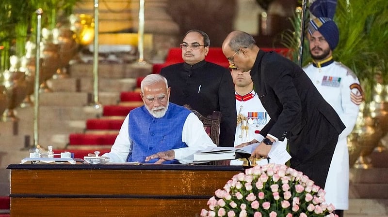 In Pics| PM Narendra Modi's swearing-in ceremony