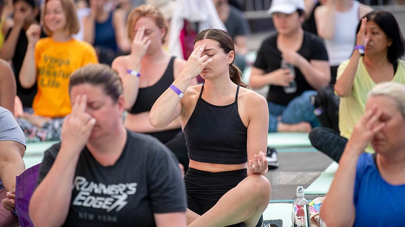 International Yoga Day 2024: Here's how people celebrated worldwide
