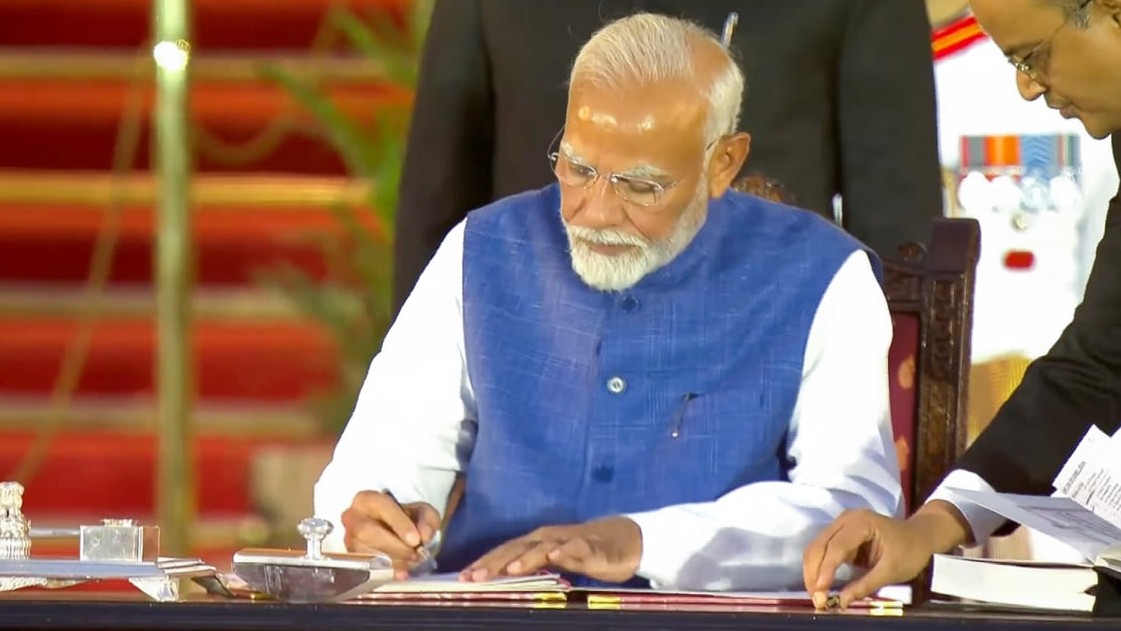 In Pics| PM Narendra Modi's swearing-in ceremony