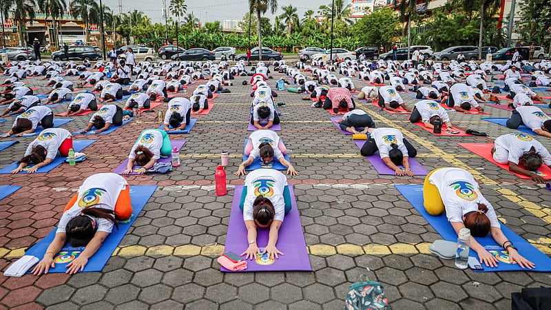International Yoga Day 2024: Here's how people celebrated worldwide
