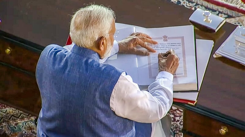 In Pics| PM Narendra Modi's swearing-in ceremony