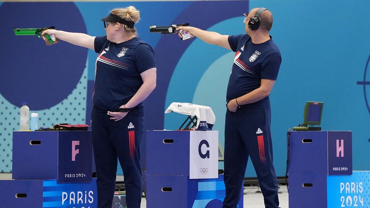 Olympics 2024 | Serbia wins air pistol mixed team gold