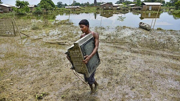 Assam flood situation improves; 2 more die, nearly 6 lakh hit