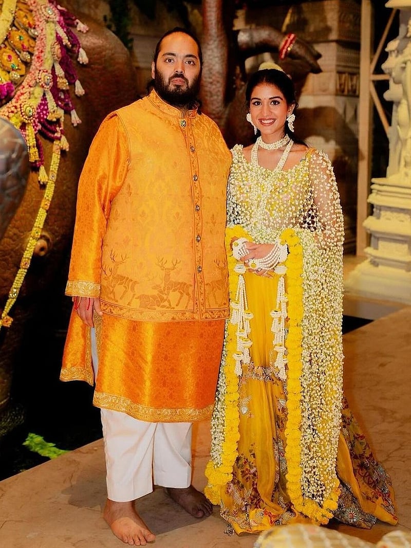 Celebrities at Anant Ambani and Radhika Merchant's Haldi ceremony