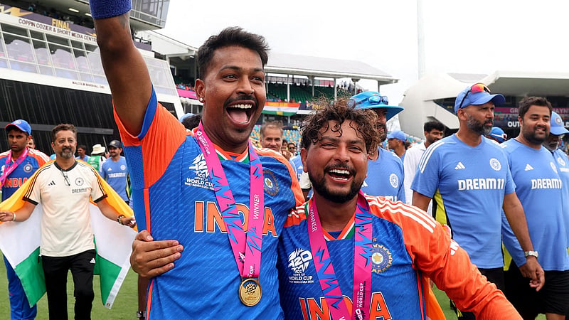 T20 World Cup 2024: Heartwarming photos of World Cup champions