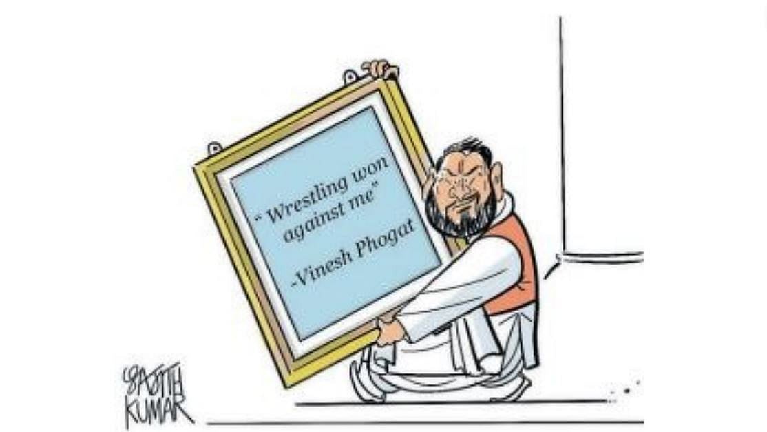 DH Toon | Wrestling 'wins'...