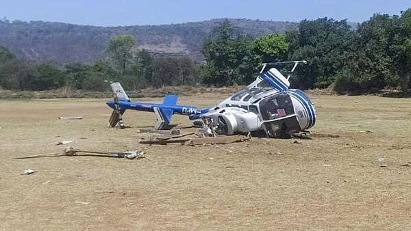 Hyderabad-bound helicopter crashes in Pune village, 4 occupants survive ...