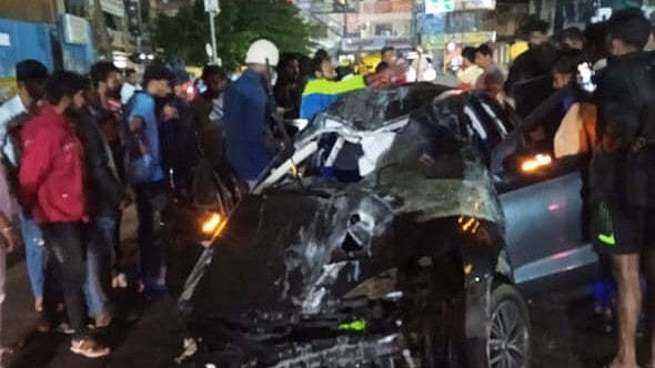 Bengaluru road accident news: One killed, four injured after car ...