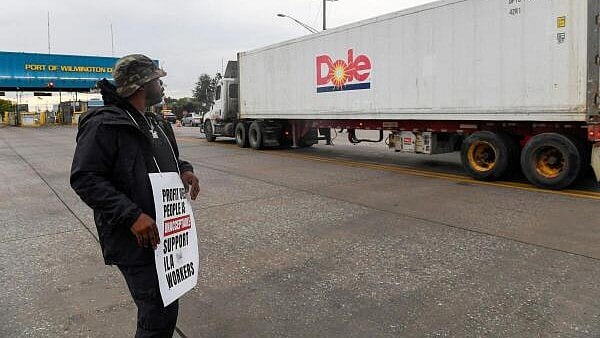 Ship queue grows at US ports as dockworker strike enters third day
