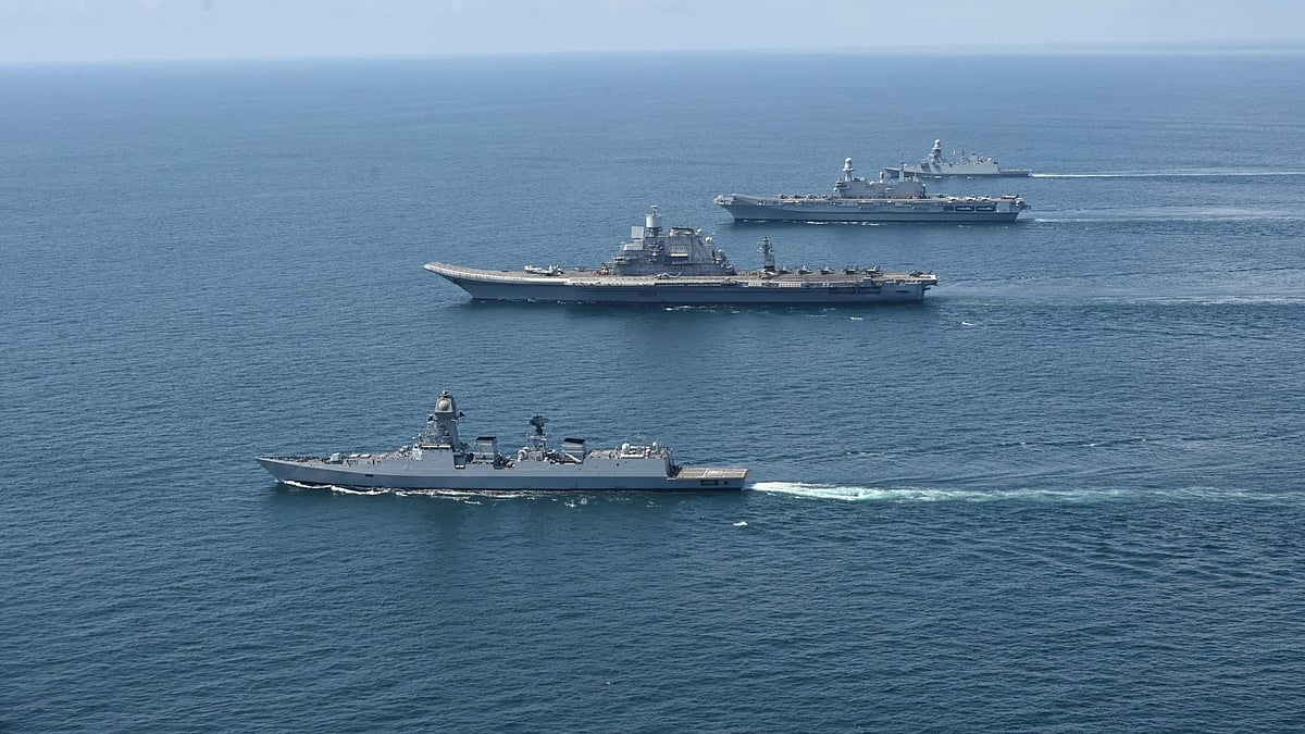 India-Italy maiden Carrier Strike Groups exercise off the West Coast