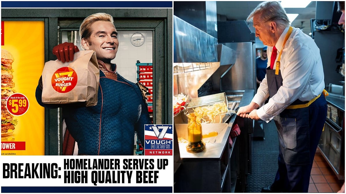 'The Boys' take a jibe at Trump again, says hero Homelander served food ...