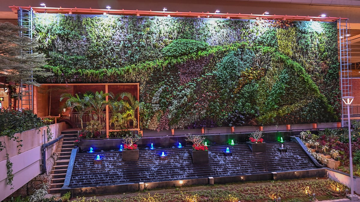 'Tiger Wings’, KIA's new vertical garden, blends nature with infrastructure