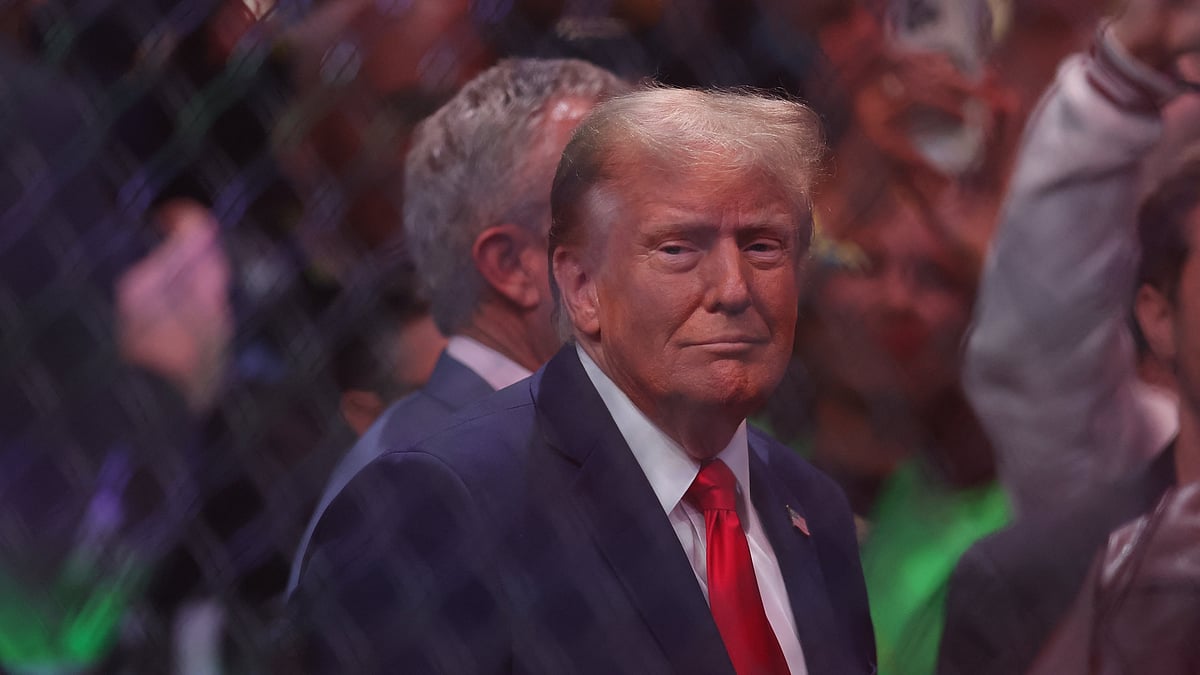 Watch | Donald Trump, post-election win, enjoys UFC fight at New York's ...