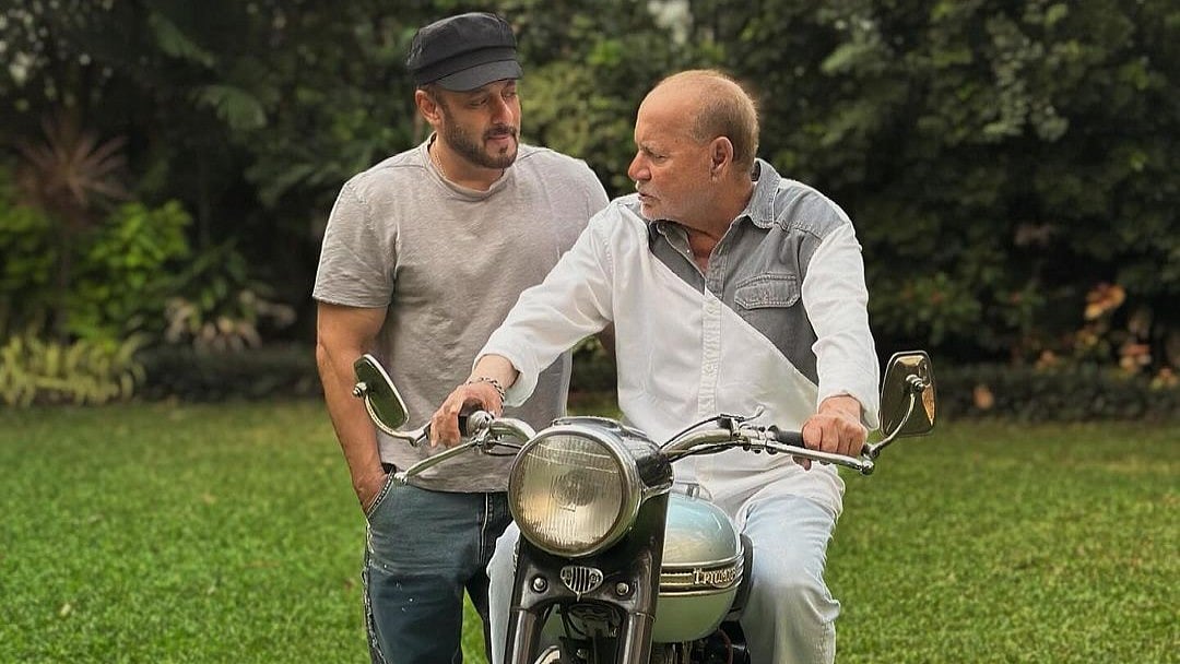 Salman takes fans down the memory lane showcasing Salim Khan’s first bike