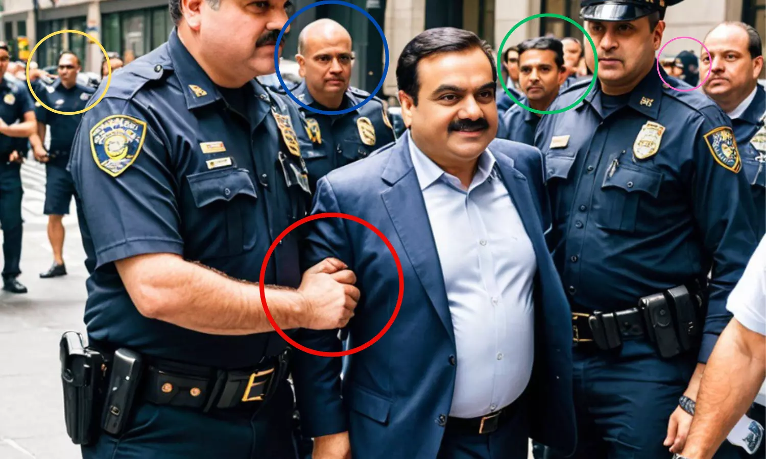 Fact Check | Gautam Adani bribery case: Al image of 'Adani's arrest ...