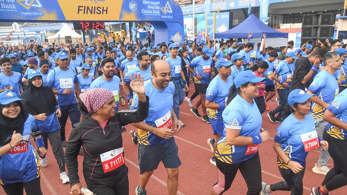 Canara Bank’s ‘Come Together Run Together’ marathon draws 9,000 participants