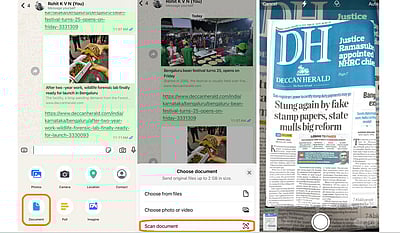 WhatsApp brings in-app document scanner to iOS version