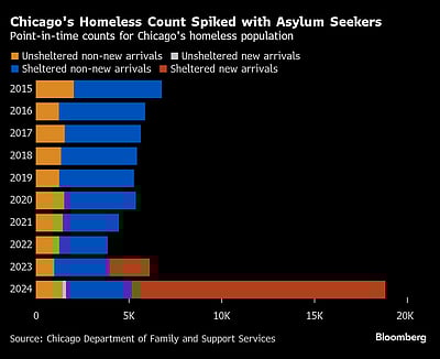 Migrant crisis pushes US homelessness to record high in 2024