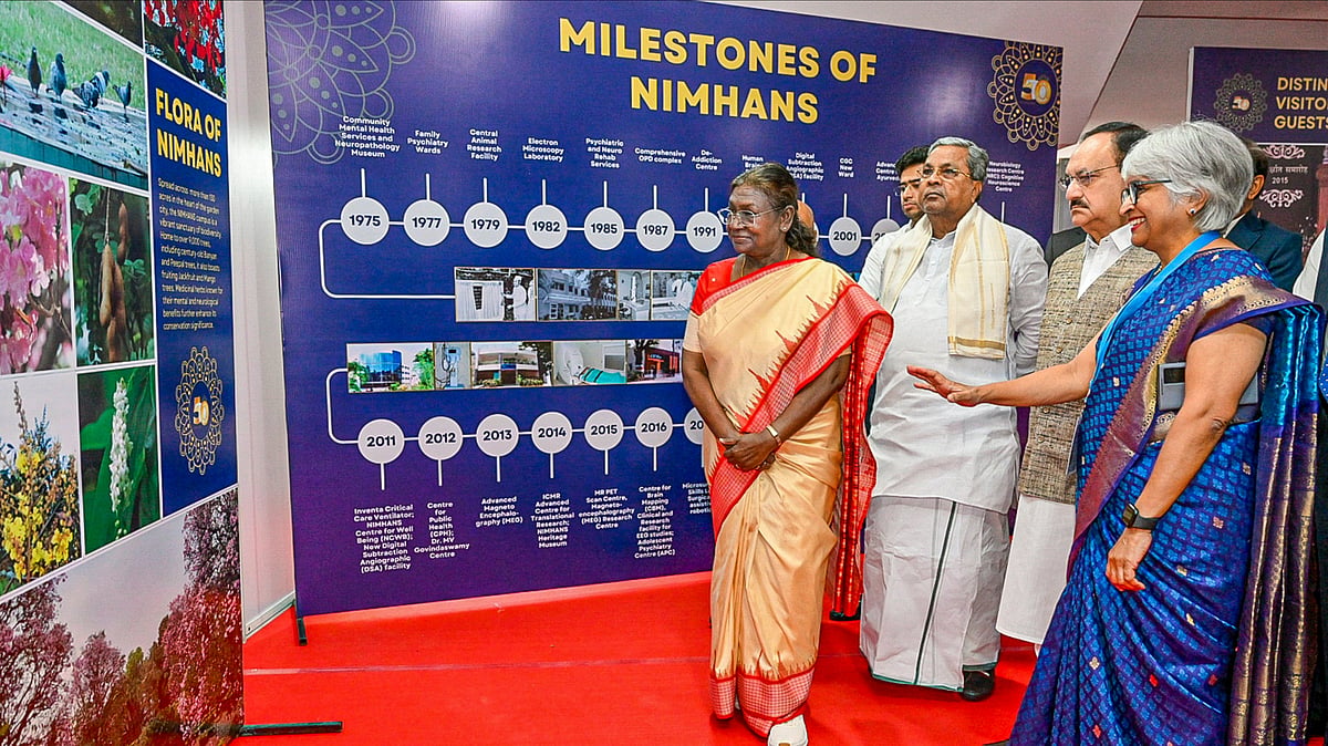 Nimhans is undisputed leader in mental health, says President Murmu
