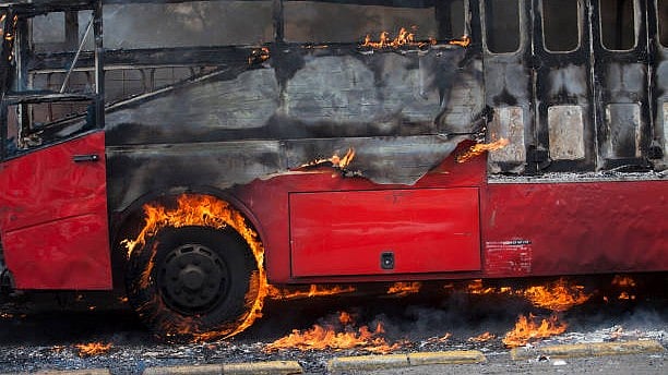 Bus catches fire in Navi Mumbai; passengers escape unhurt