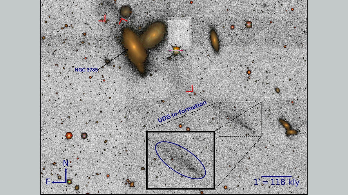 New ultra-diffuse galaxy discovered in formation 430 million light ...