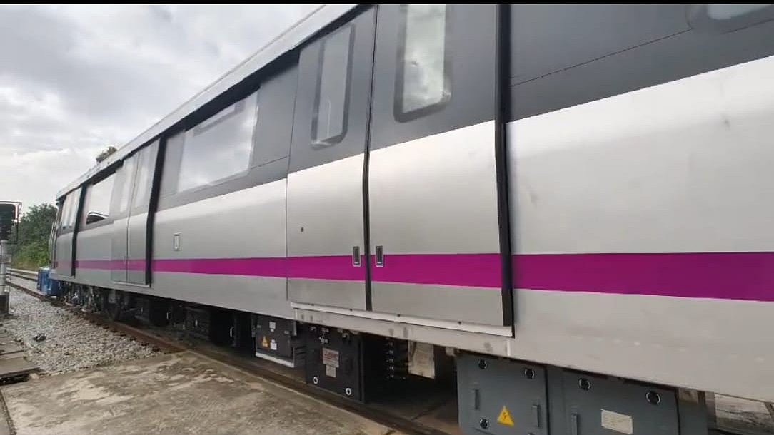 Namma Metro receives first China-made train for Purple Line