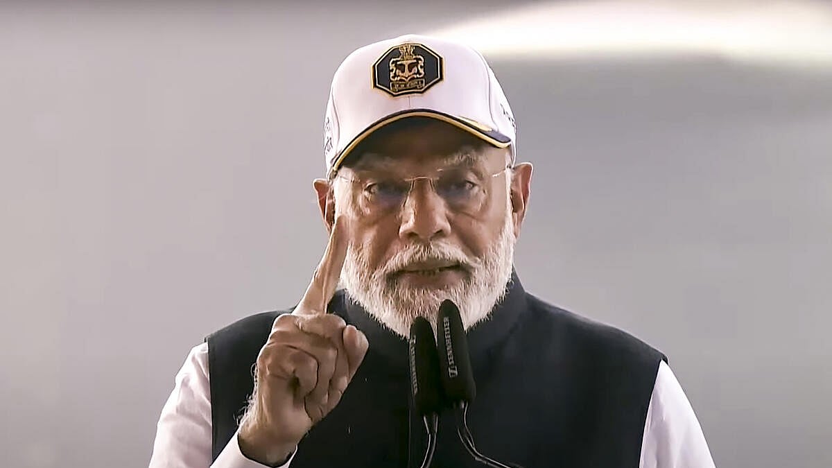 Three naval warships commissioned in Mumbai; PM Modi attends event