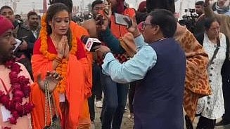 Maha Kumbh influencer news: Influencer goes viral as 'Beautiful Sadhvi ...