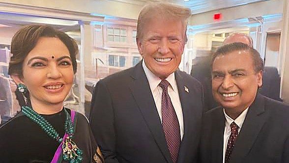 Trump inauguration: Nita and Mukesh Ambani pose with Donald Trump ahead ...