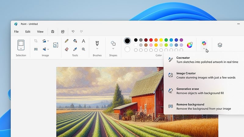 Microsoft Paint app to get dedicated ChatGPT-powered Copilot button soon