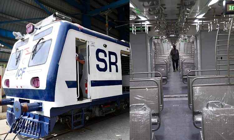 ICF unveils South India’s first AC EMU train
